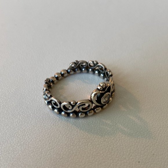 Pandora | Jewelry | Authentic Pandora Princess Tiara Ring 925 | Poshmark